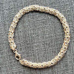 AK | Jewelry | Ak 925 Turkey Byzantine Bracelet 8 Inches Atasay ...